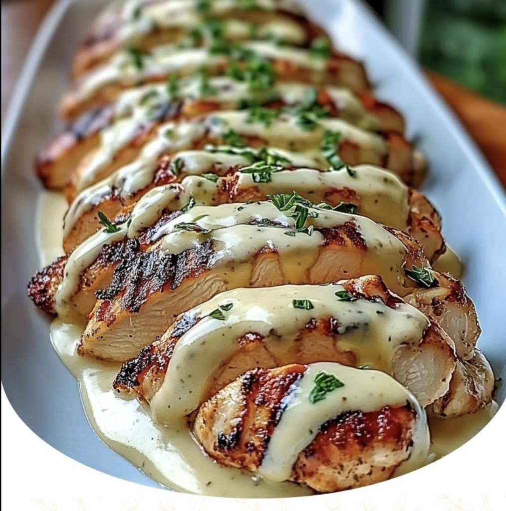 Juicy Baked Caesar Chicken with Parmesan Sauce – Easy Foods