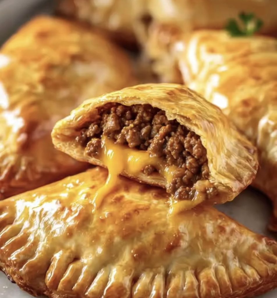 Cheesy Beef Hand Pies – Easy Foods