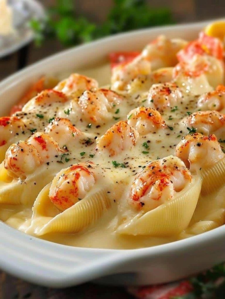 Creamy Seafood Stuffed Shells – Easy Foods