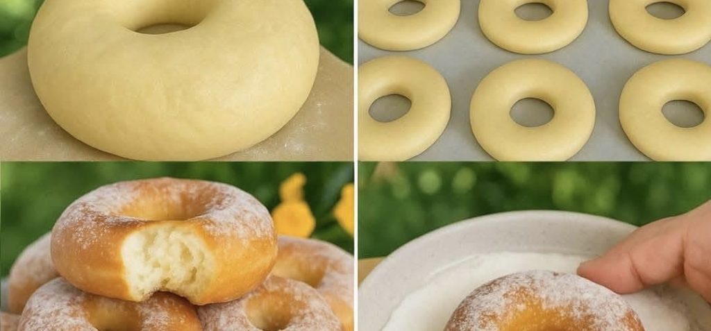 Homemade Fluffy Donuts That Melt in Your Mouth – Easy Foods